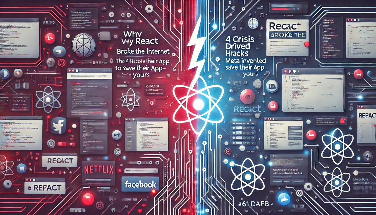 Why React Broke the Internet: The 4 Crisis-Driven Hacks Meta Invented to Save Their App (And ...