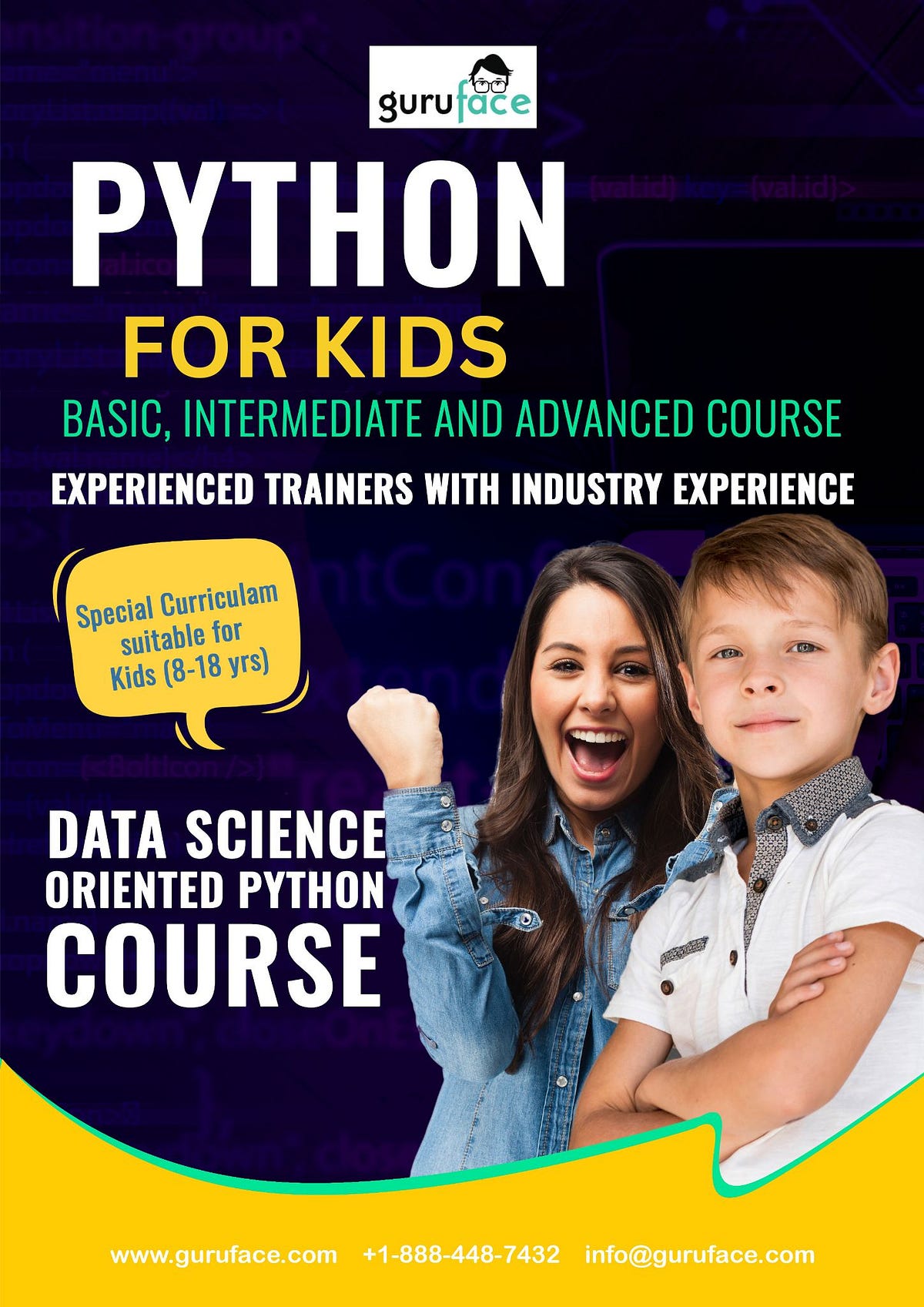 Unlocking Creativity and Logic: Python Coding Classes for Kids at Guruface | by Jonathanluca ...