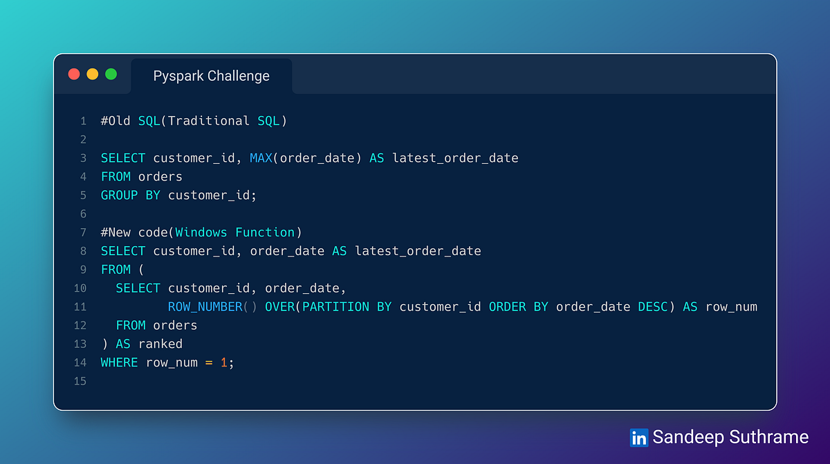 🚀 Exciting SQL Trick: Old vs. New Code! 📊 | by Sandeep Suthrame | Medium