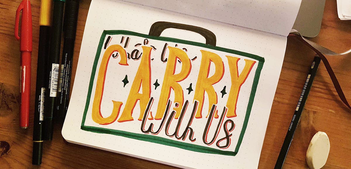 What We Carry With Us. Every month I pack my life up in a… | by Jeremy ...
