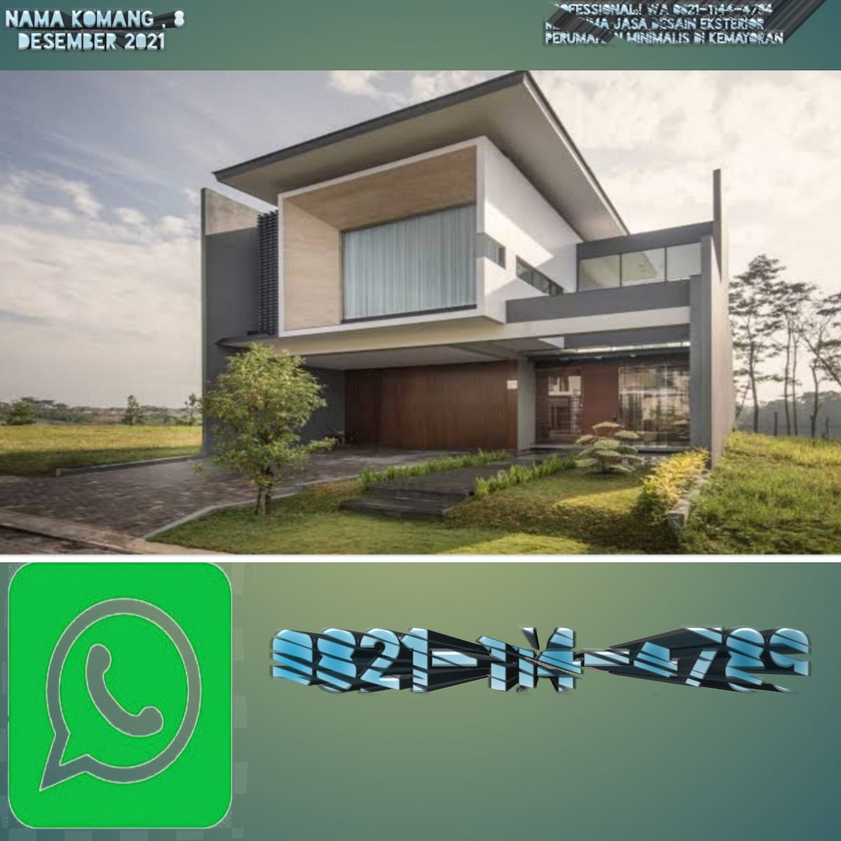 PROFESSIONAL.! Wa 0821-1144-4794 Proyek Desain Eksterior Pertokoan Di ...