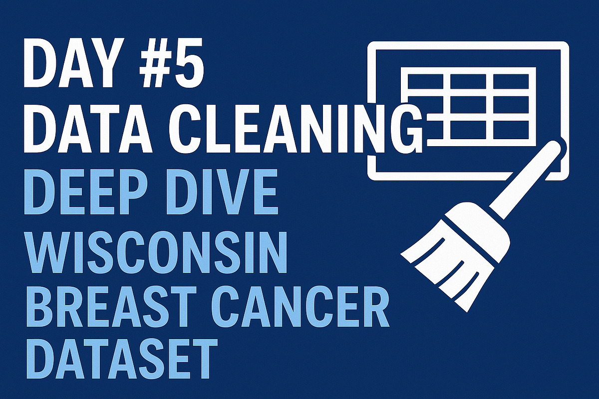 Day #5: Data Cleaning Deep Dive — Wisconsin Breast Cancer Dataset | by ...