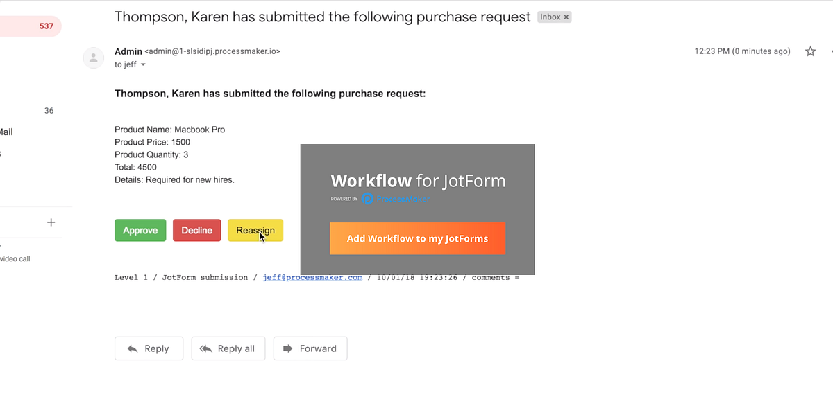 How to Create an Approval Workflow for JotForm | by Matthieu McClintock ...