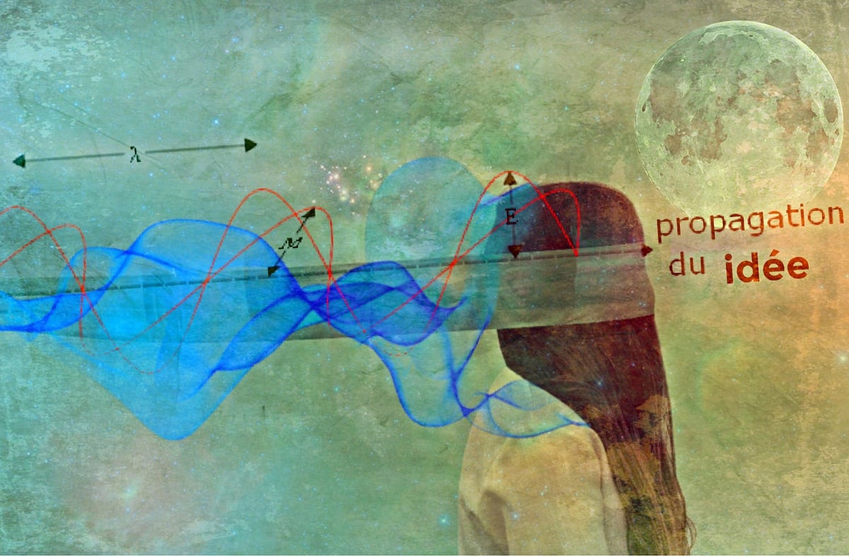 The Origin of Ideas. #bazaart #distressedfx digital collage… | by ...