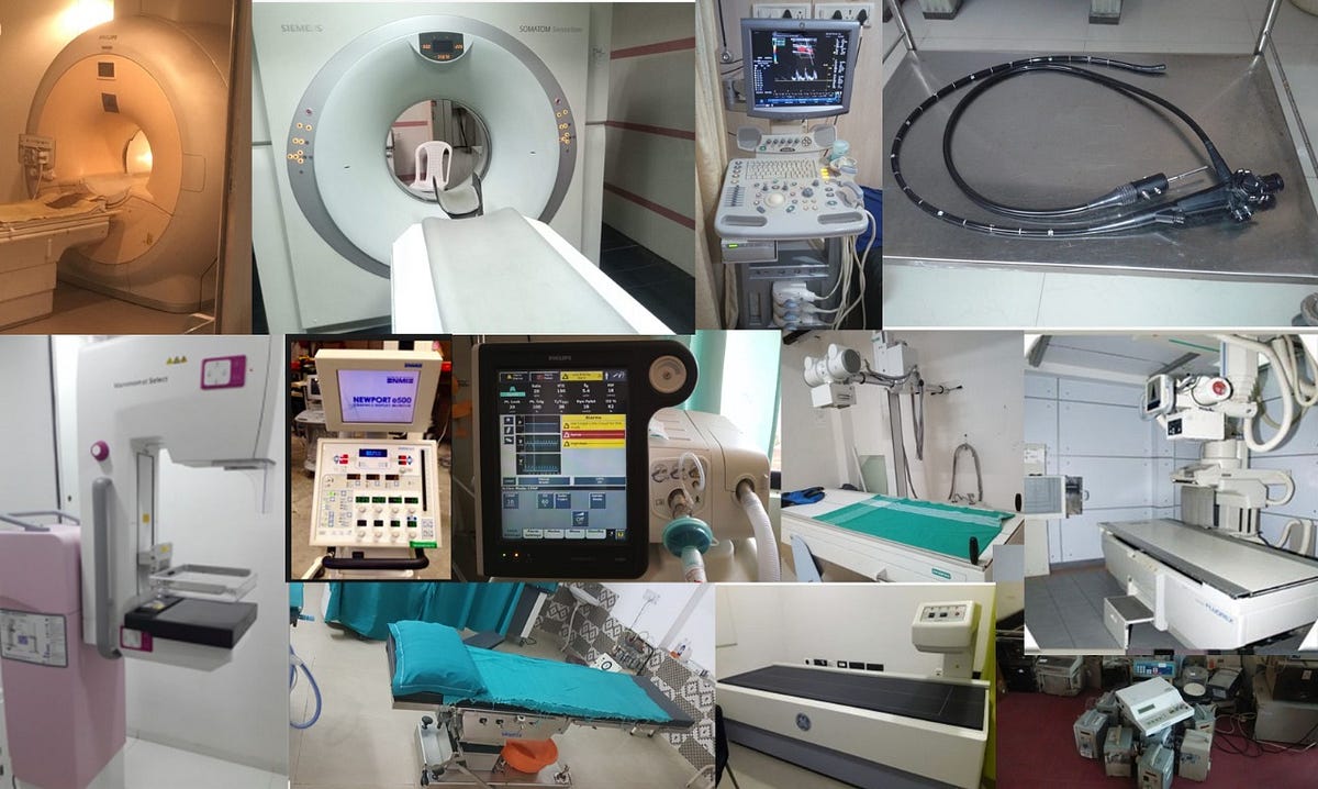 Top 12 used or refurbished medical equipment in demand, in India | by ...
