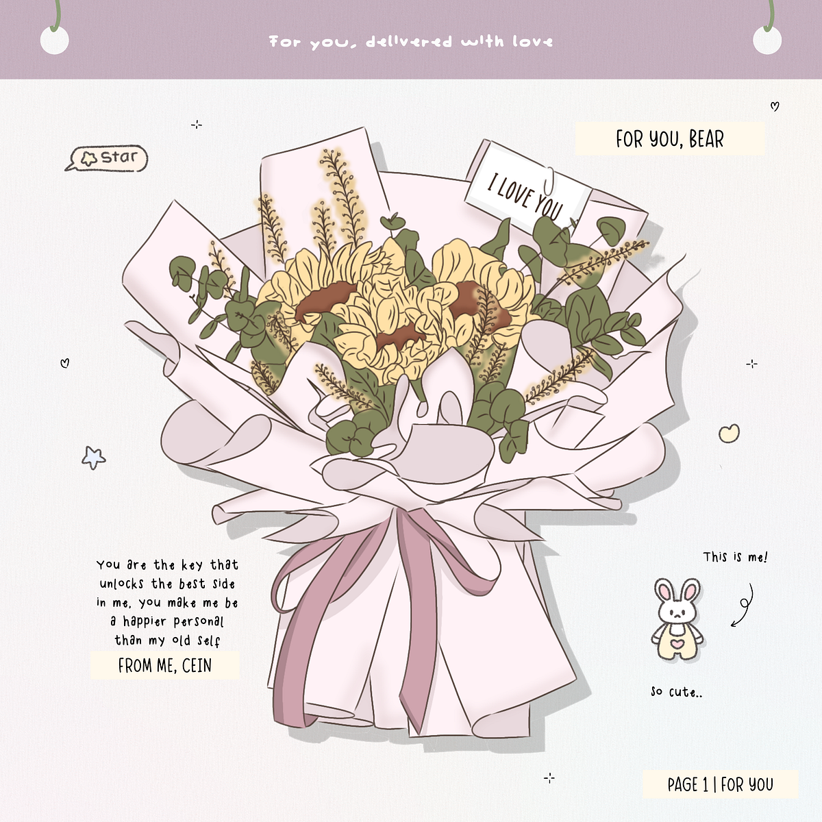 Happy 1st Mensiversary. I love you, Preciosa. | by Cein. | Jan, 2025 ...