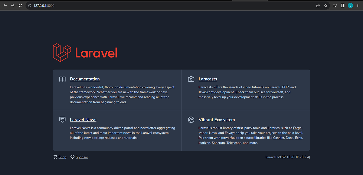 Instalasi Laravel. Halo aku Jidan disini aku akan… | by Jidan Romi | Nov, 2023 | Medium