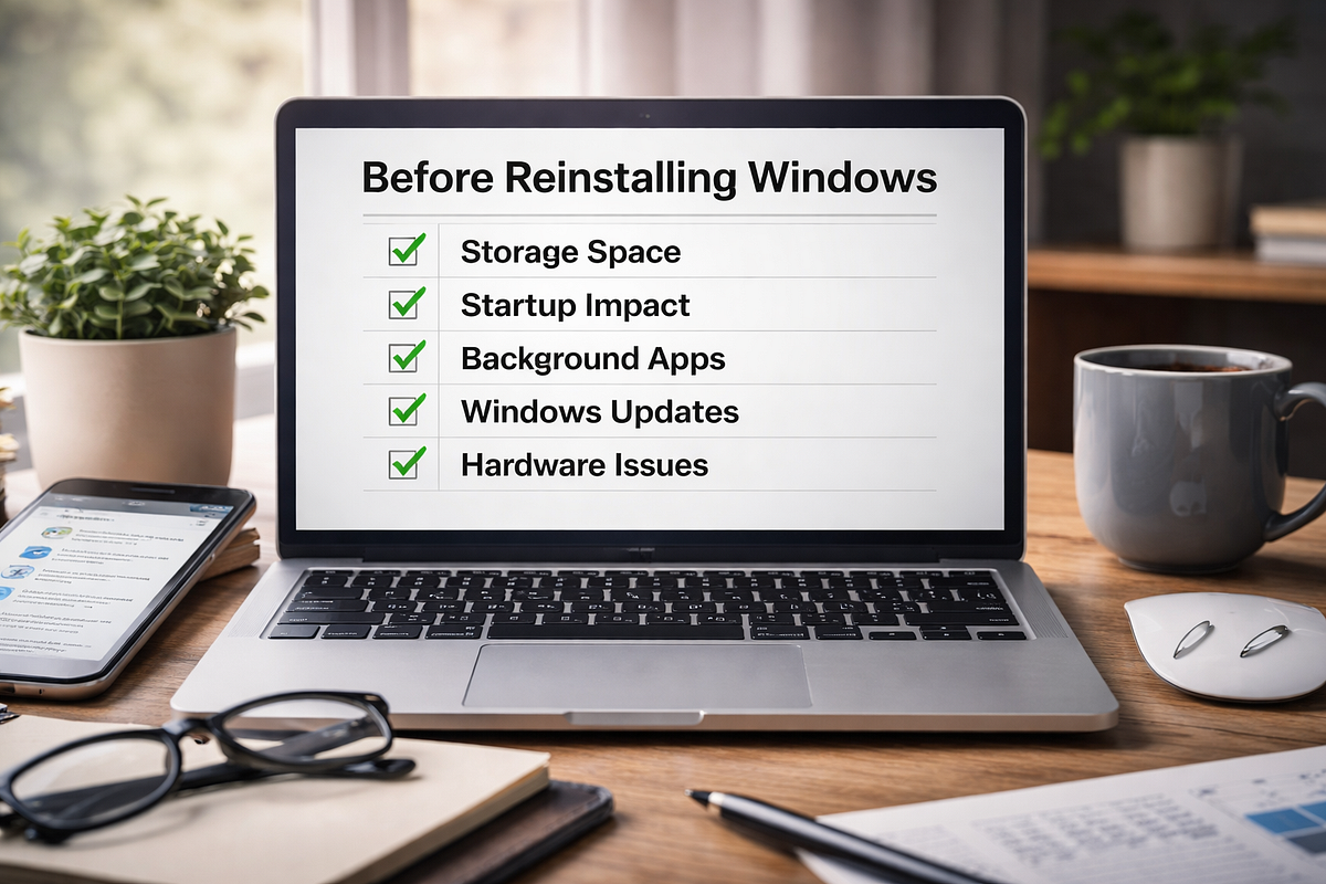 Before Reinstalling Windows, I Checked These 5 Things | by Yevgeniy ...