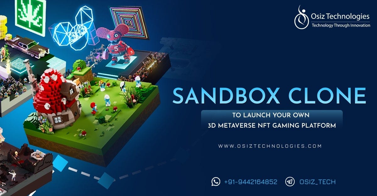What Everybody Needs to Know about Sandbox Clone — 3D Metaverse platform? | by Erikavanessa | Medium