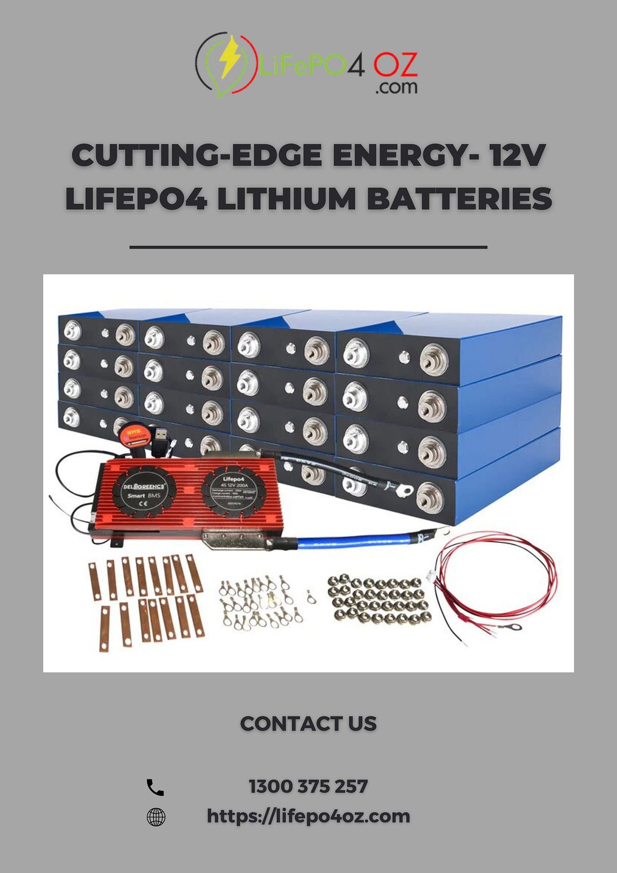 Maximizing Energy- The Potential of 12V Lithium LiFePO4 Batteries | by ...