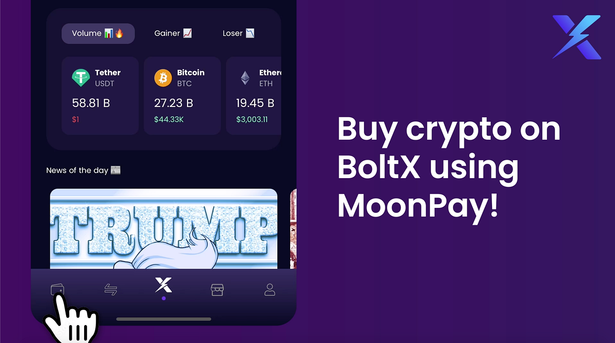 How to use MoonPay on BoltX!. A step-by-step guide. | by BOLT Comms ...