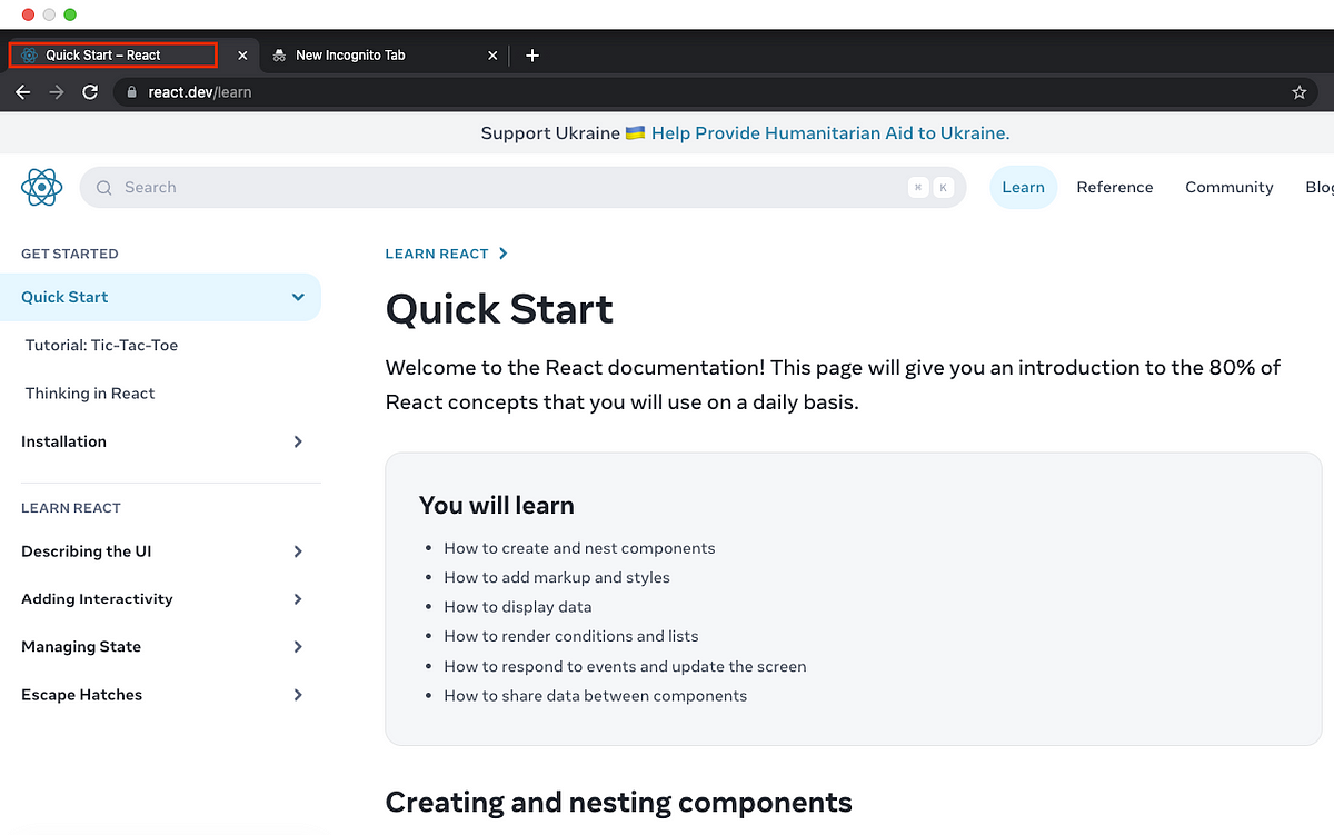 How to change the title of the website with ReactJS? With different ... How to change the title of the website with ReactJS? With different ...