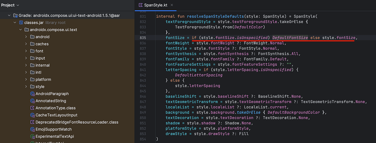 Android JetPack Compose default font size | by John 6 | Sep, 2023 | Medium | Medium