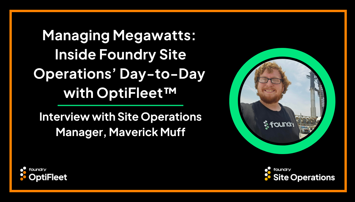 Managing Megawatts: Inside Foundry Site Operations’ Day-to-Day with ...