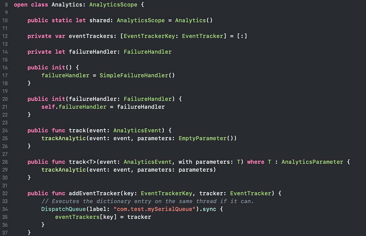 Adding a layer between you and your analytic tools using Swift | by ...