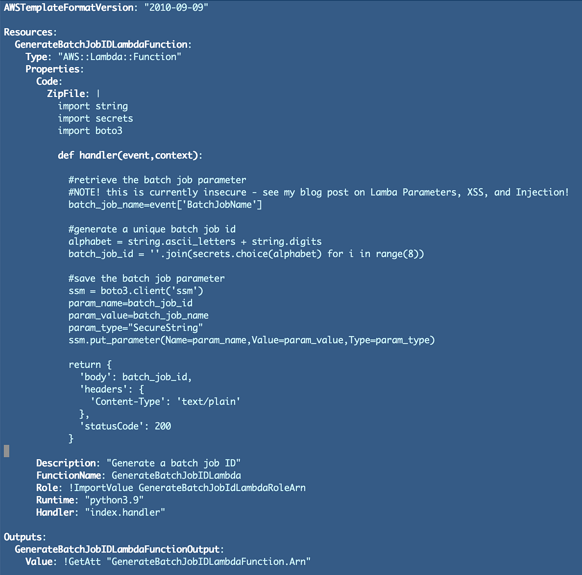 Using Aws Systems Manager Parameter Store With Aws Lambda By Teri Radichel Cloud Security