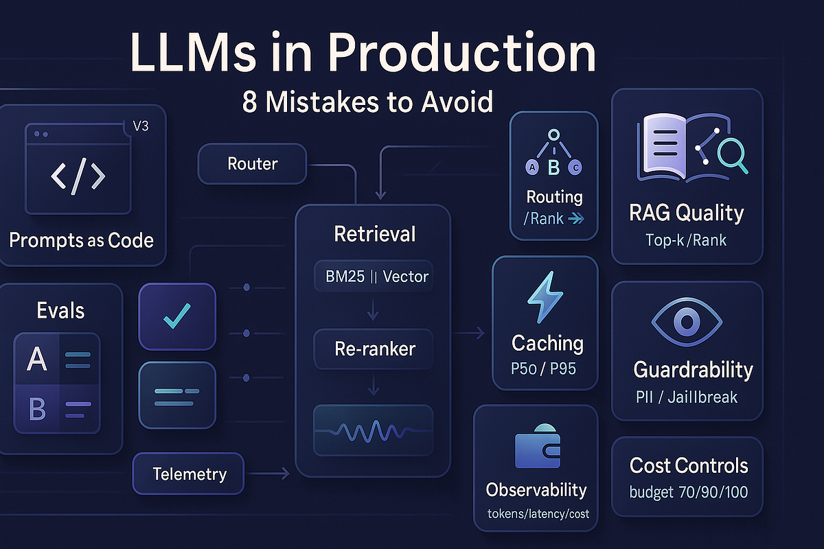 8 LLM Production Mistakes You Can Avoid | by Modexa | Nov, 2025 | Medium