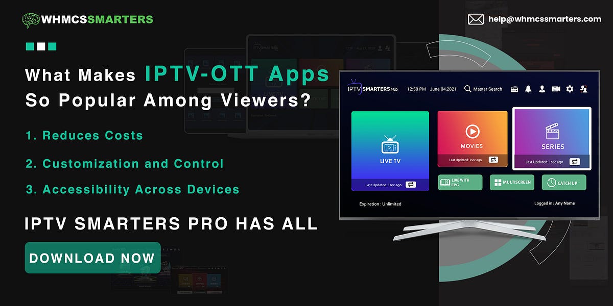 IPTV Smarters Pro — OTT IPTV Player - Rozvinmark - Medium