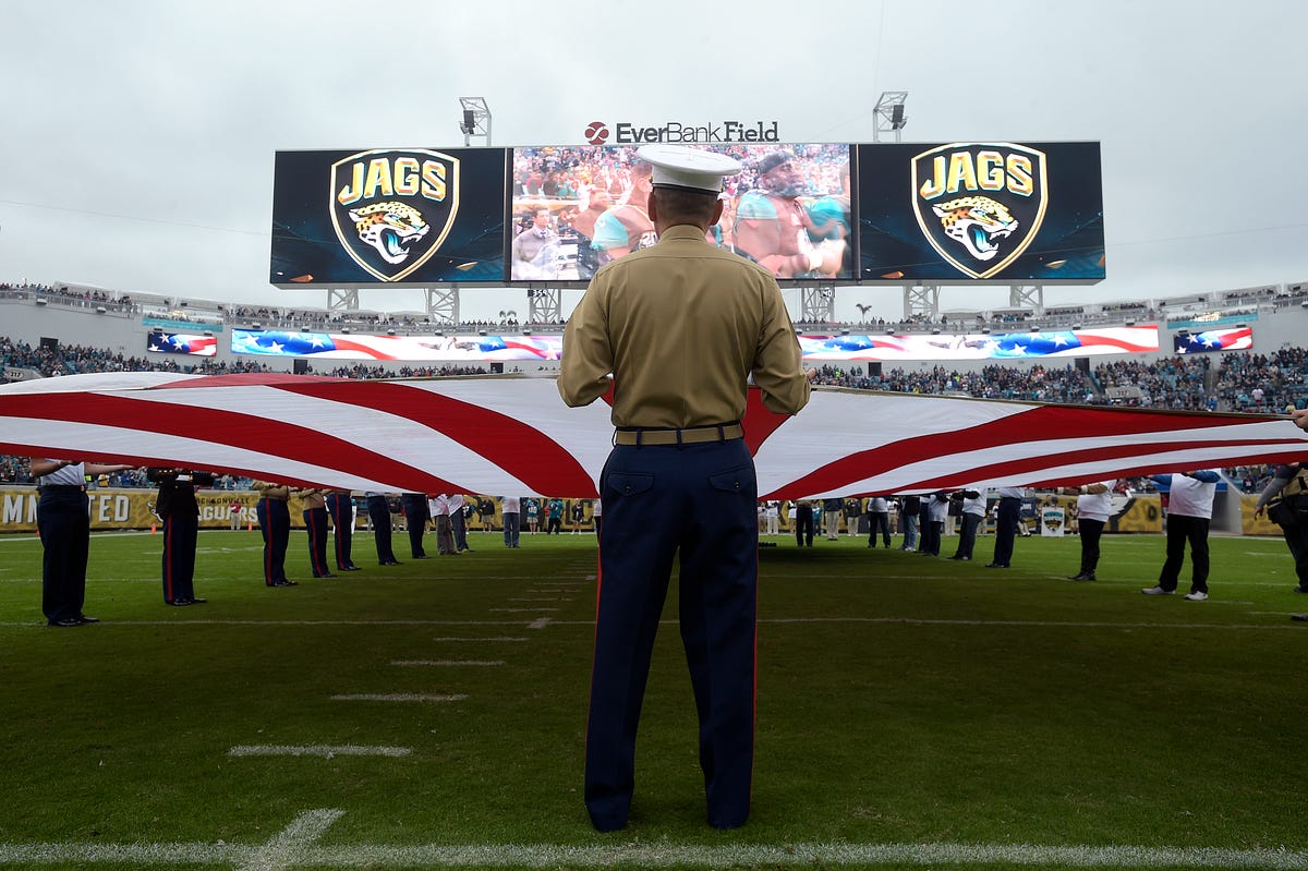 The NFL Is One Giant Military Recruitment Tool | by Aaron Leibowitz ...