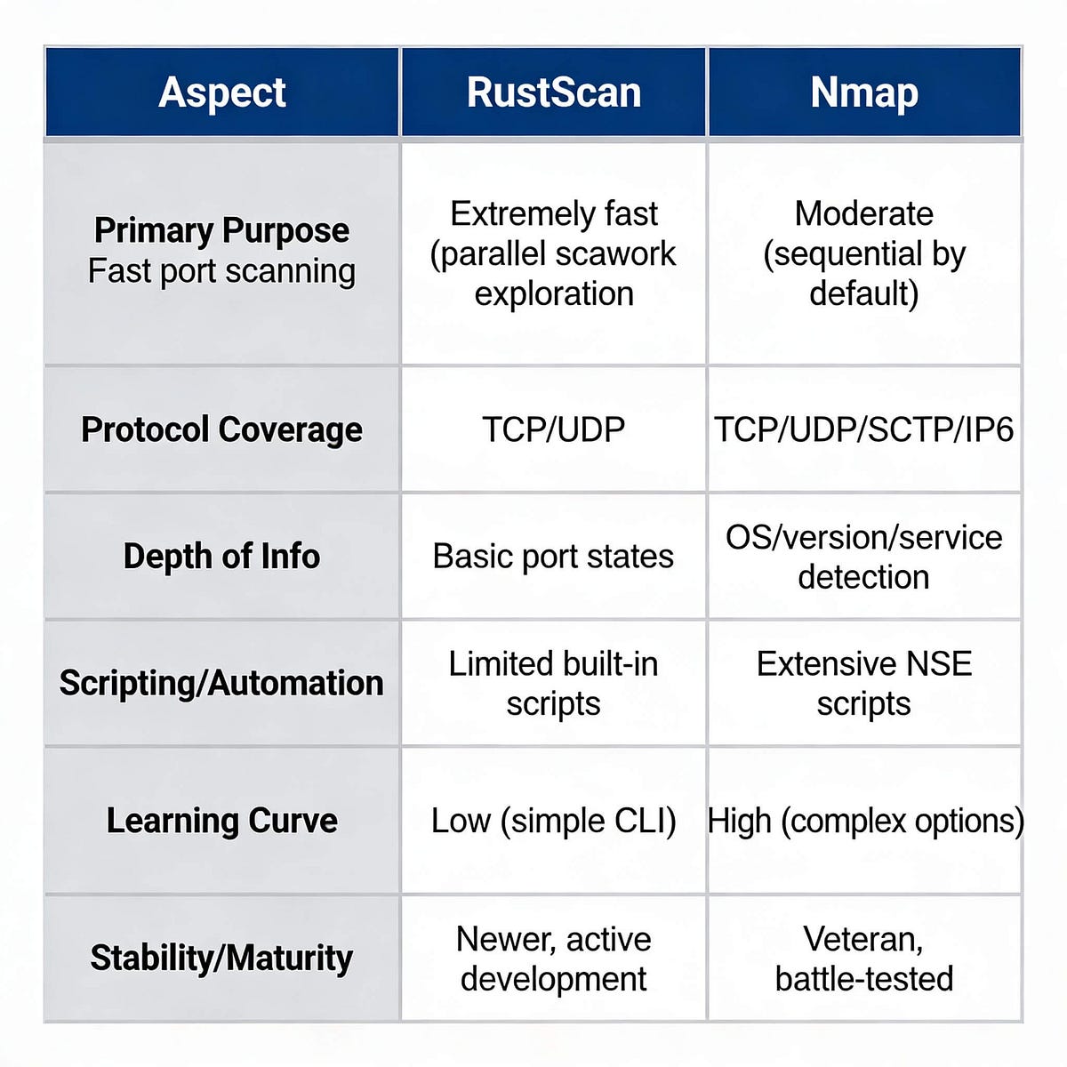 RustScan vs Nmap: Which Port Scanner Should You Use in Your Pentesting ...