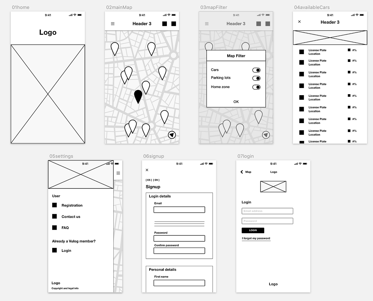 Wireframing Challenge (Ironhack Prework) | by Matt D'Silva | Medium