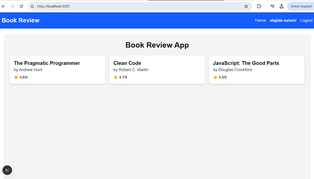Containerizing the Book Review App with Docker Compose: MySQL + API + Frontend | by Olajide ...