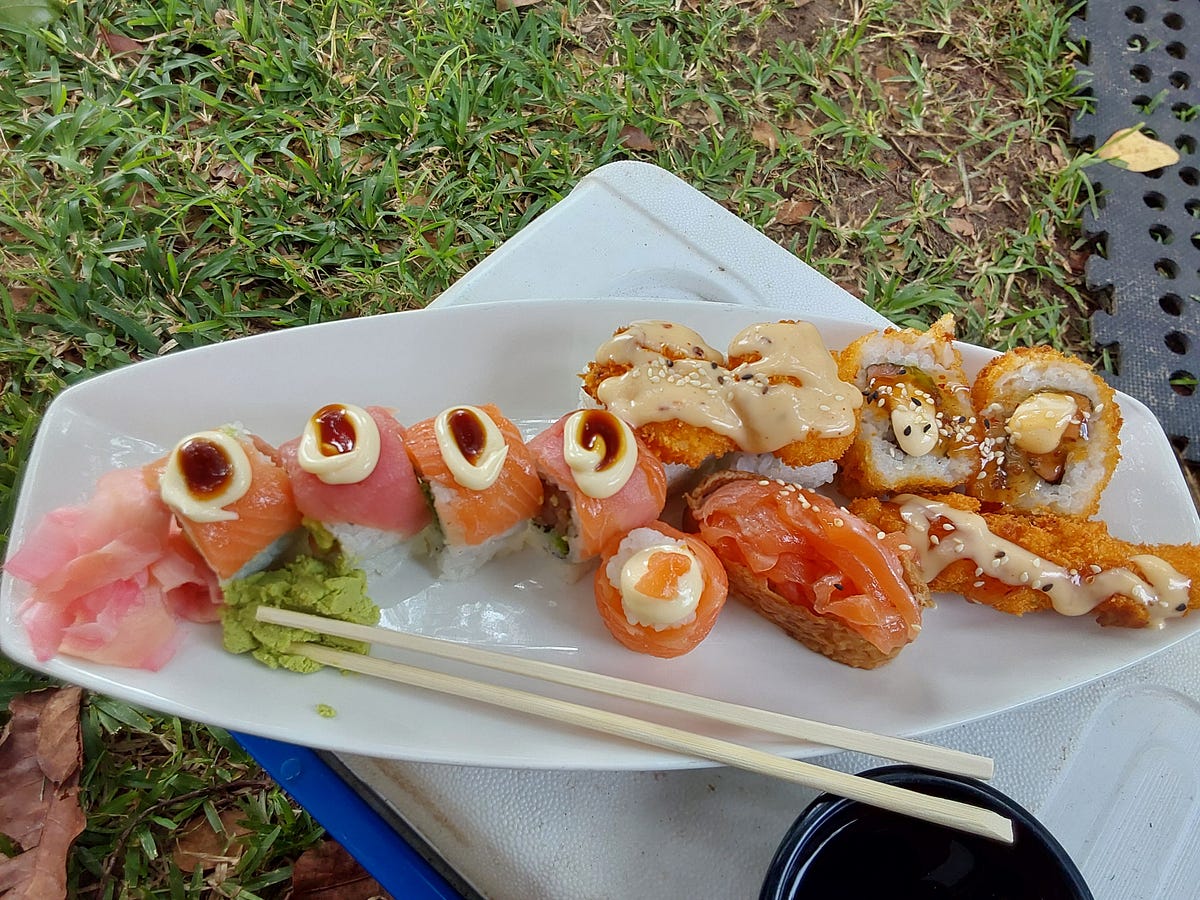 Eating Sushi in My Hammock. Enjoying raw seafood in Africa | by Anne ...