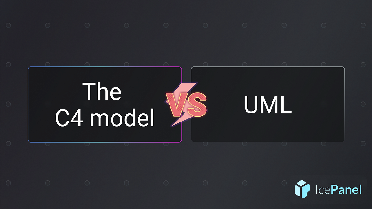 Comparison: C4 model vs UML. A breakdown of the key differences… | by IcePanel | Medium