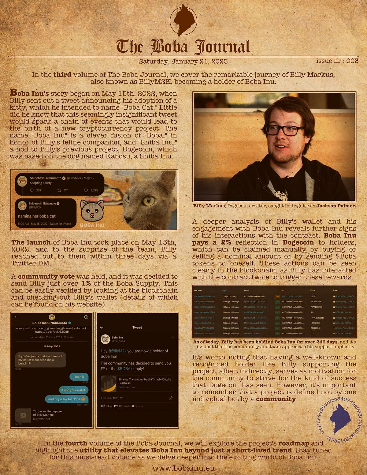 Volume 3 (The Boba Journal). The Genesis of Boba Inu: A Tale of… | by ...