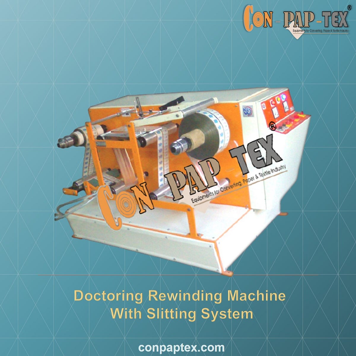 Manufacturer of Doctoring Rewinding Machine with Slitting System - Re ...