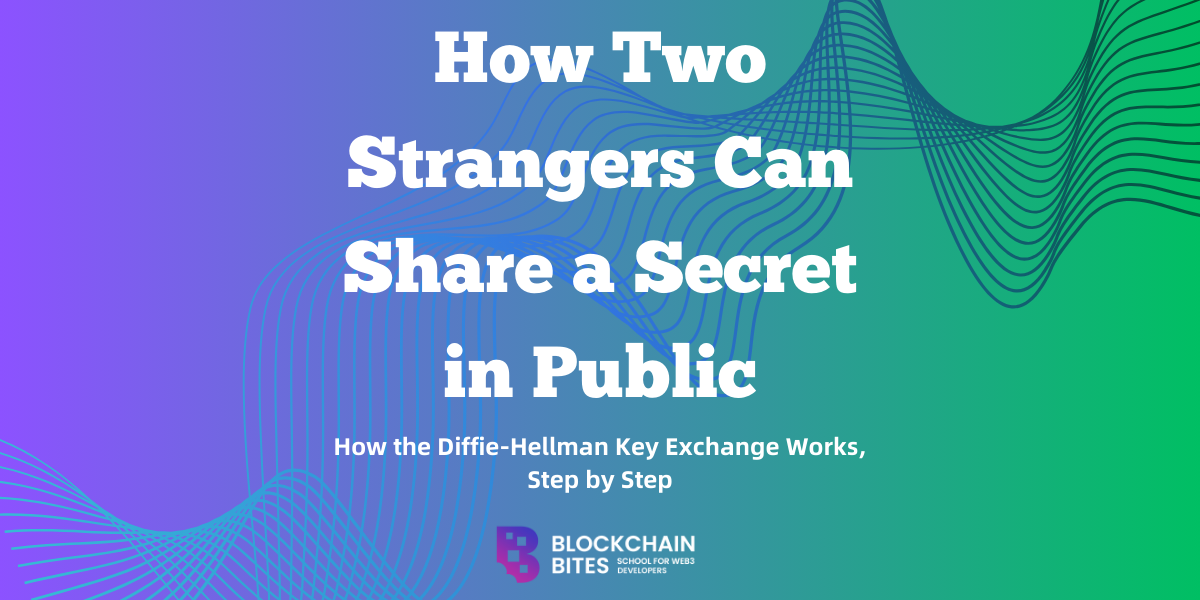 How the Diffie-Hellman Key Exchange Works, Step by Step | Blockchain Bites