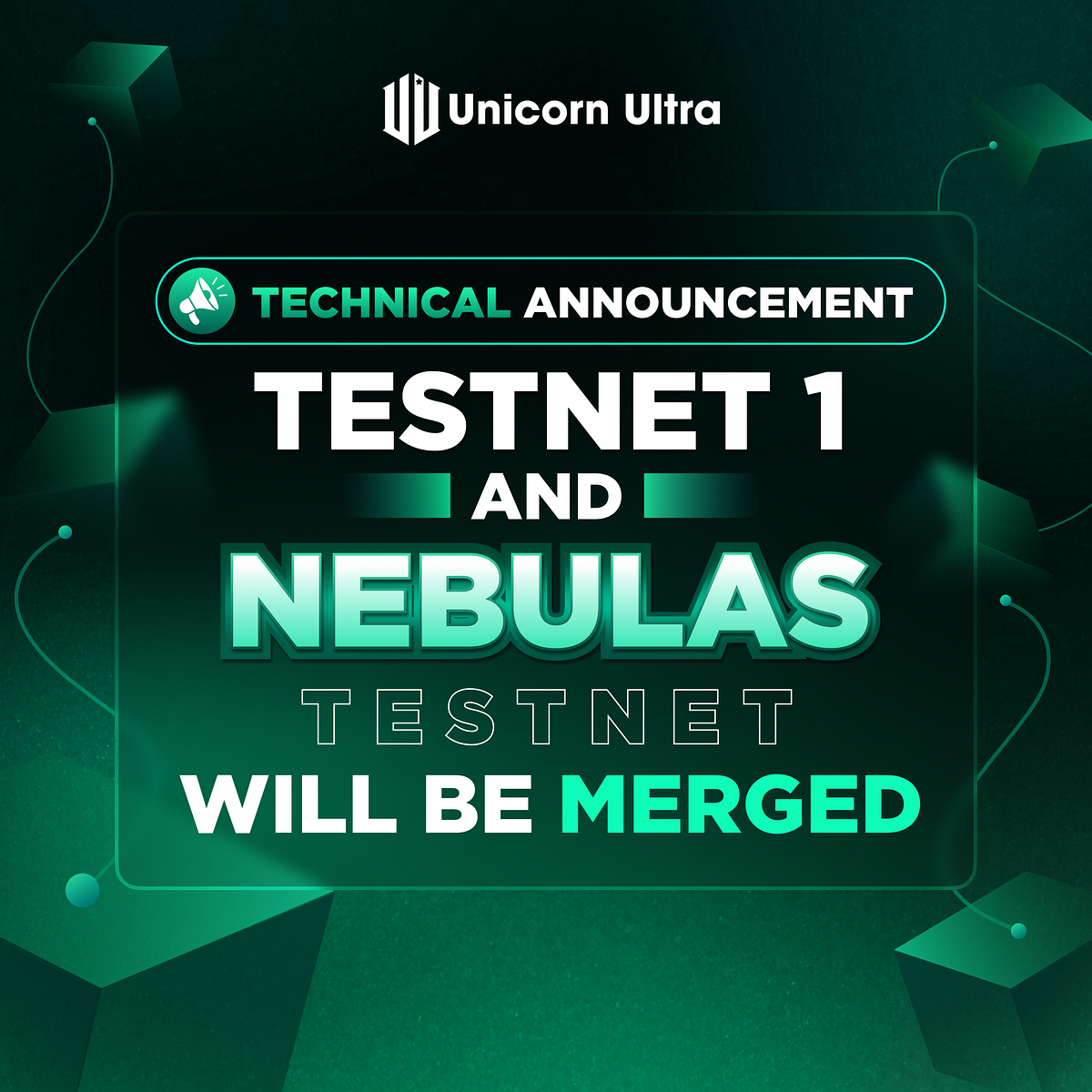Technical Update Unicorn Ultra Will Merge Testnet V1 With Nebulas