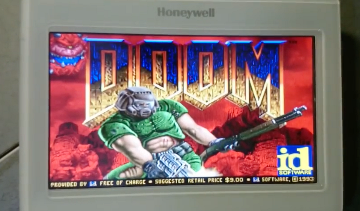 Playing Doom on a Thermostat. Smart thermostats, what are they good ...
