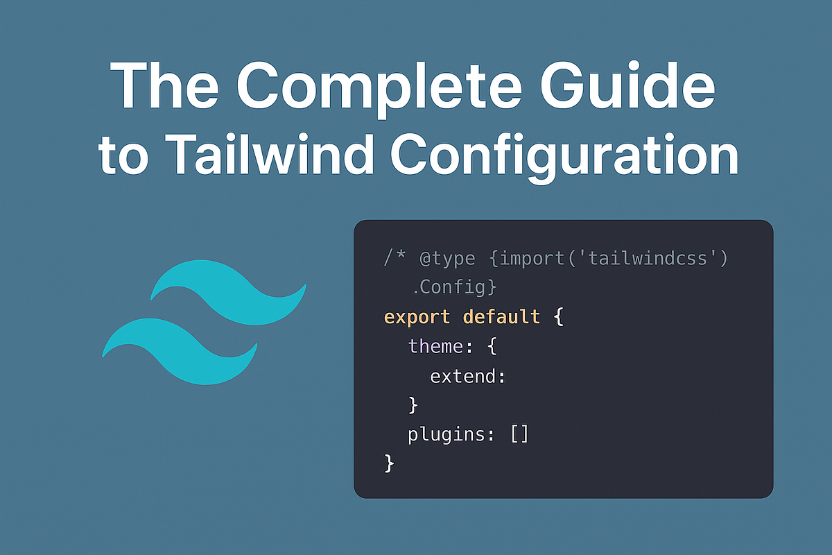 Tailwind’s Config File Is the End of Messy CSS Style Guides | by Zawwarmehboob | Bootcamp | Nov ...