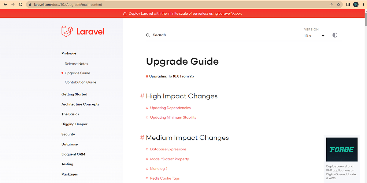 Cara Upgrade Laravel 8 menjadi Laravel 10 | by Programmer Telo | Medium