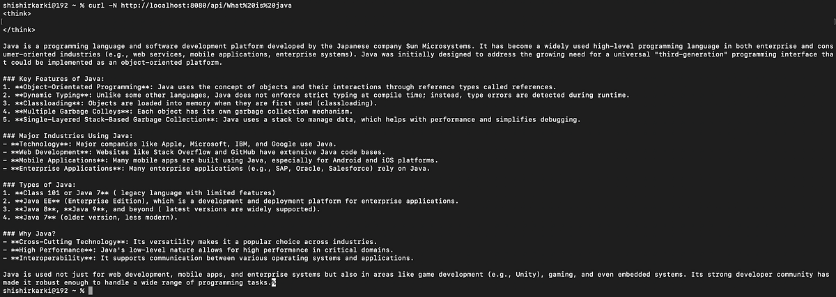 DeepSeek with Spring AI Integration: A Quick Guide | by Shishir Karki ...