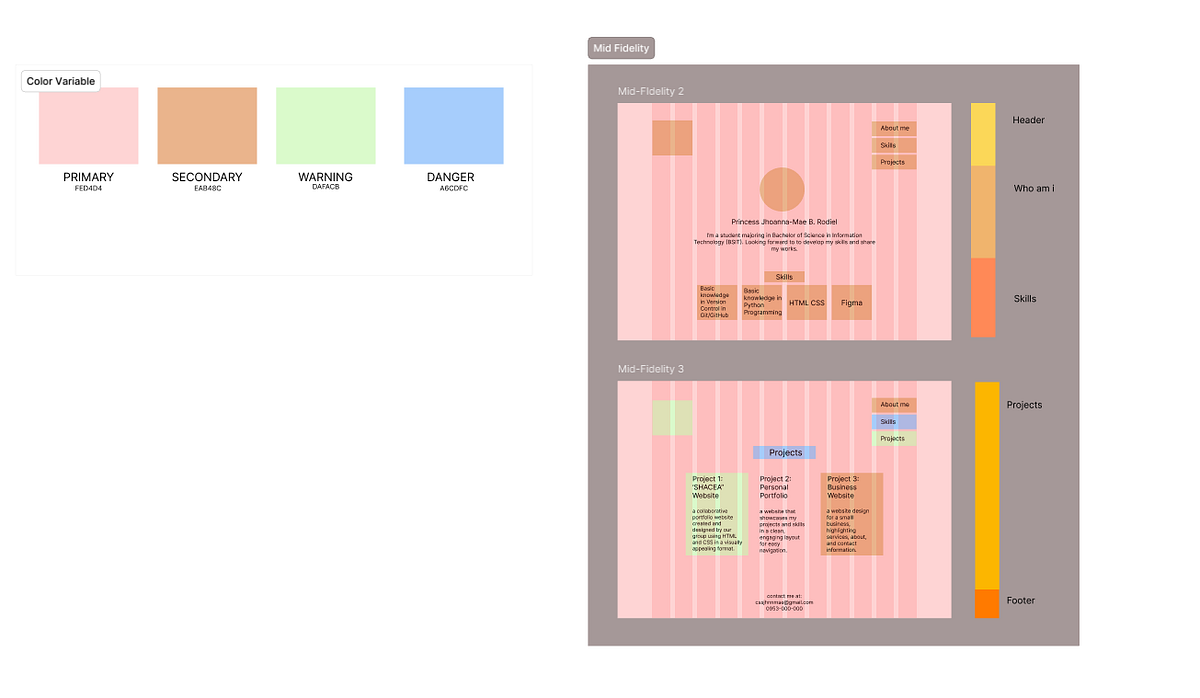 Color Variables on your Personal Portfolio - Princess Rodiel - Medium
