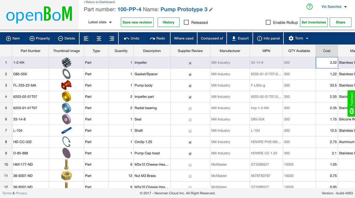 Putting BOM management pieces together: Assembly, Part Catalog, and ...