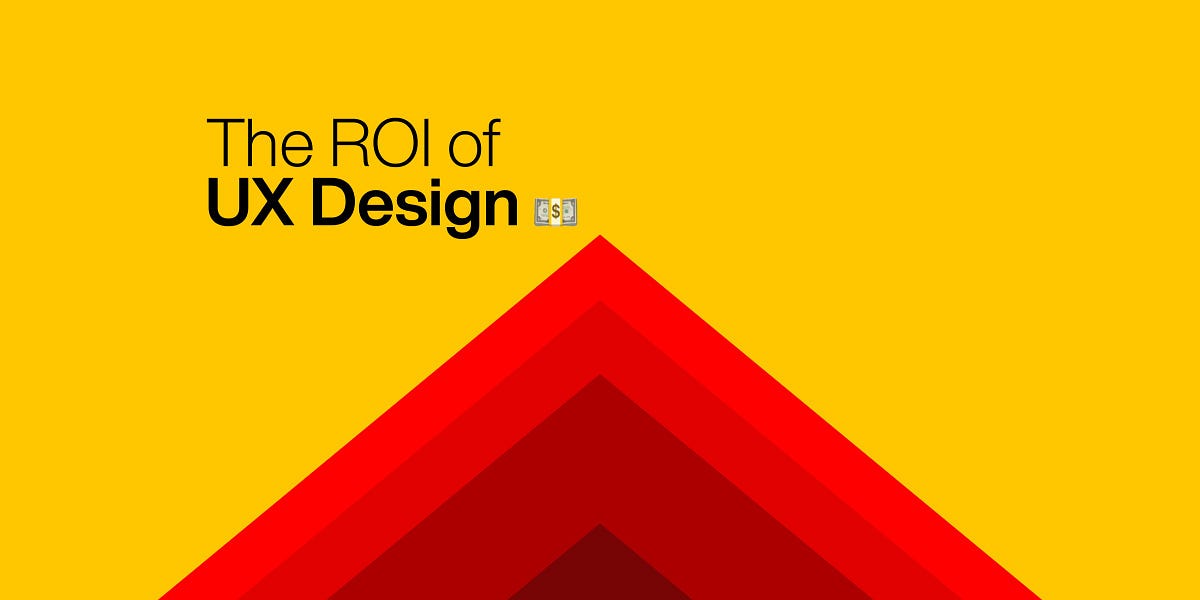 The ROI of UX Design. When designers begin to think, process… | by ...