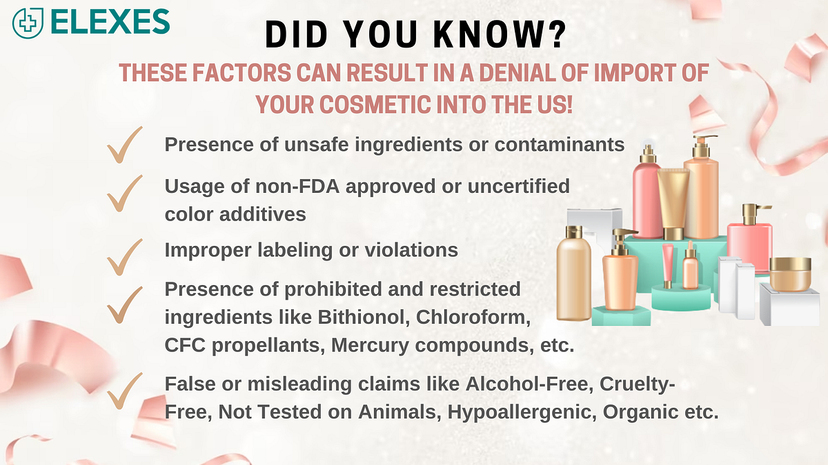 Importing Cosmetic into the US? This is what you need to know! - Elexes ...