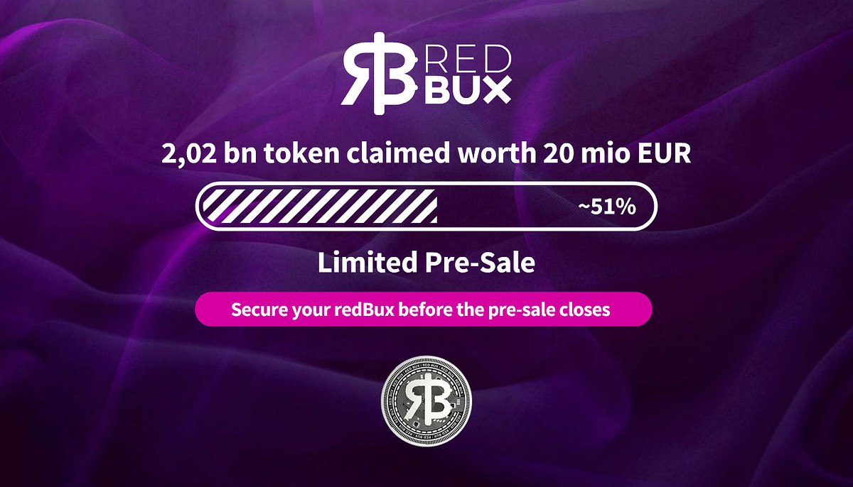 redBUX ICO off to a fantastic start, as more than 2 bn Tokens worth 20 ...