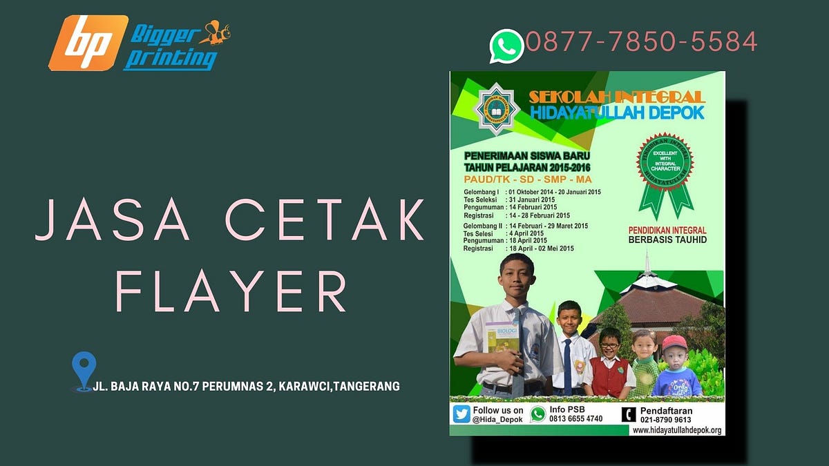 PREMIUM, Wa./Call. 0877–7850–5584, Jasa Cetak Flyer - percetakan brosur ...