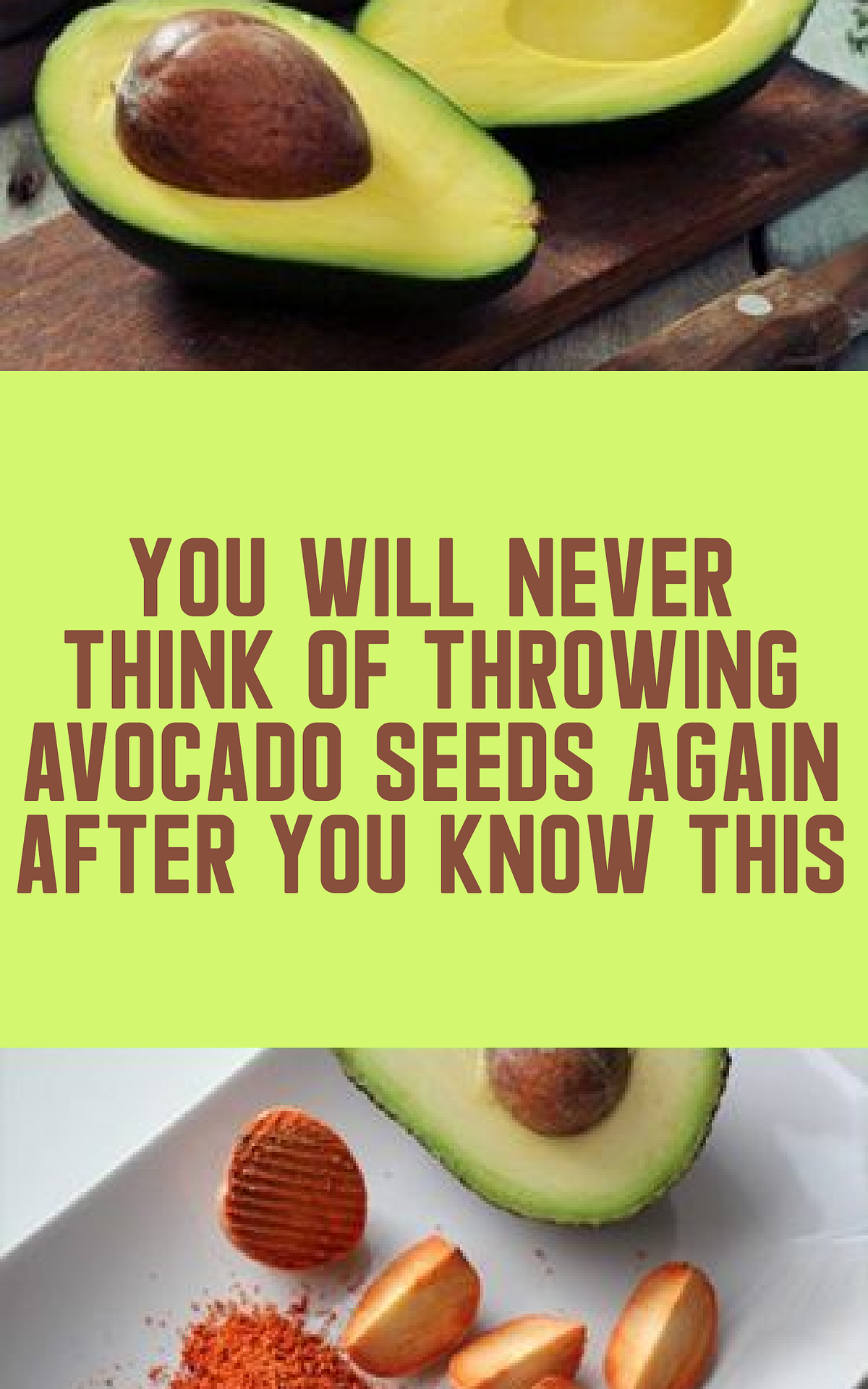 You Will Never Think Of Throwing Avocado Seeds Again After you know This - Ebonie P Mapp - Medium