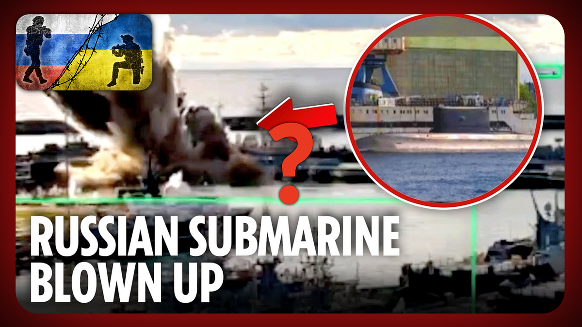 Russian sub is BLOWN UP and sunk by Ukraine’s “Sea Baby” drone | by ...