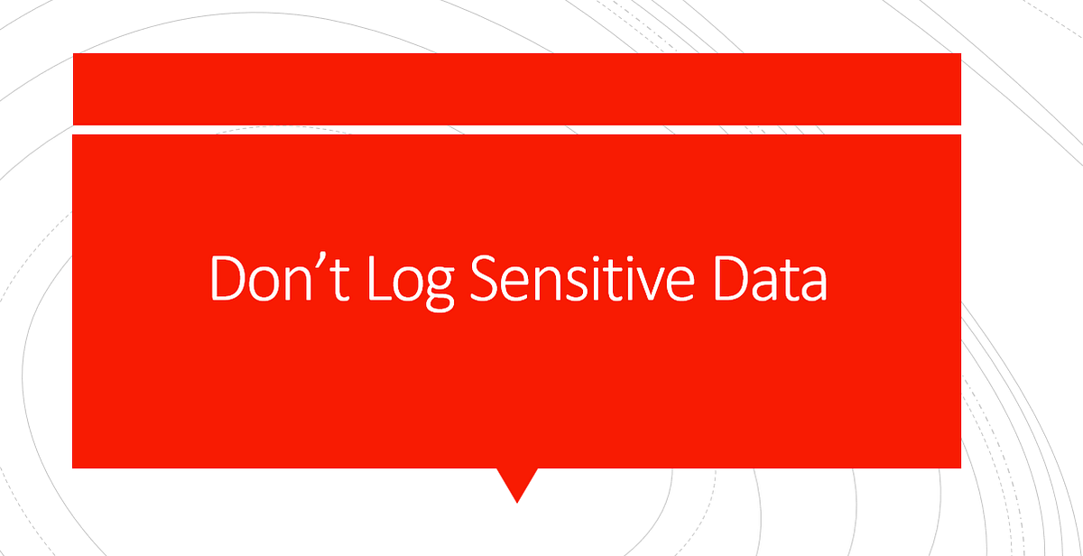 Mask Sensitive data in log messages in spring boot | by Satish Dixit ...