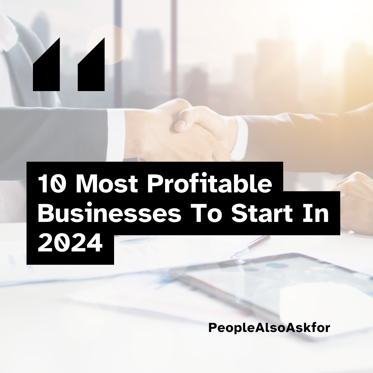10 Most Profitable Businesses In 2024 | by People Also Ask for | May, 2024 | Medium