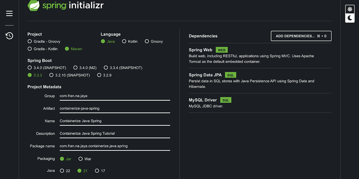 Containerized Spring 3.3.x with Java 21 | by Fran Na Jaya | Medium