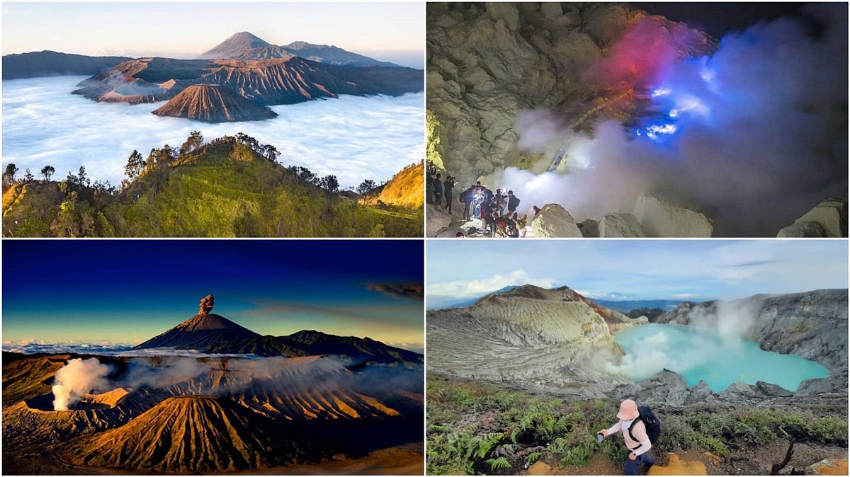 3 Days Explore Mount Bromo and Blue Flame Crater, Indonesia | by Java ...