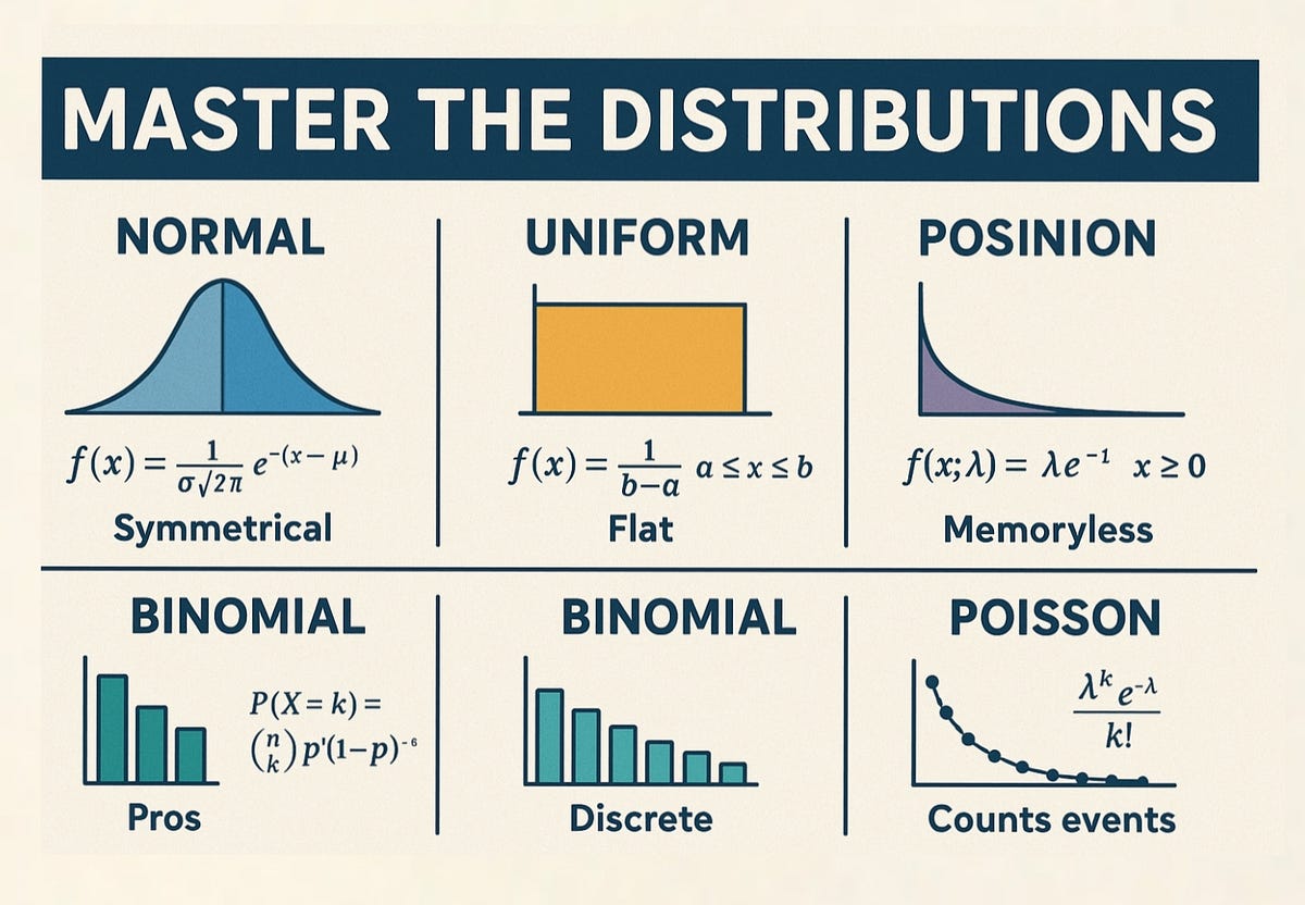 The Ultimate Guide to Statistical Distributions: Normal, Uniform ...