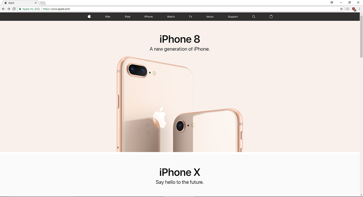 Critique of Apple’s Website Interface | by Kevin Saechew | Medium